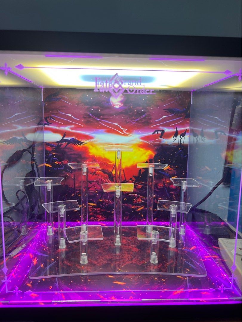 LED Acrylic Display Case for anime figures, Hobbies & Toys, Toys ...