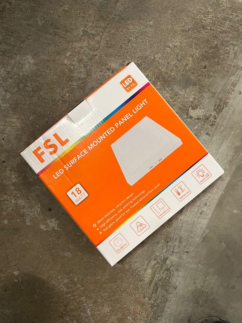 HomePro FSL LED Panel Light (Ceiling / Wall) - 18W / 18 watt, Furniture ...