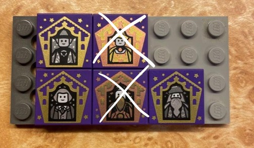 Lego Harry Potter wizard card tile (Last 3), Hobbies & Toys, Toys ...