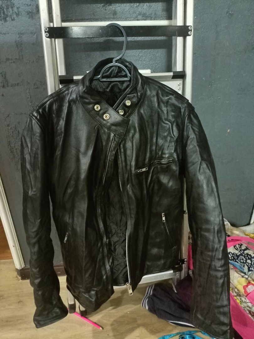 Lether Jacket Horns Works, Men's Fashion, Coats, Jackets and Outerwear on Carousell