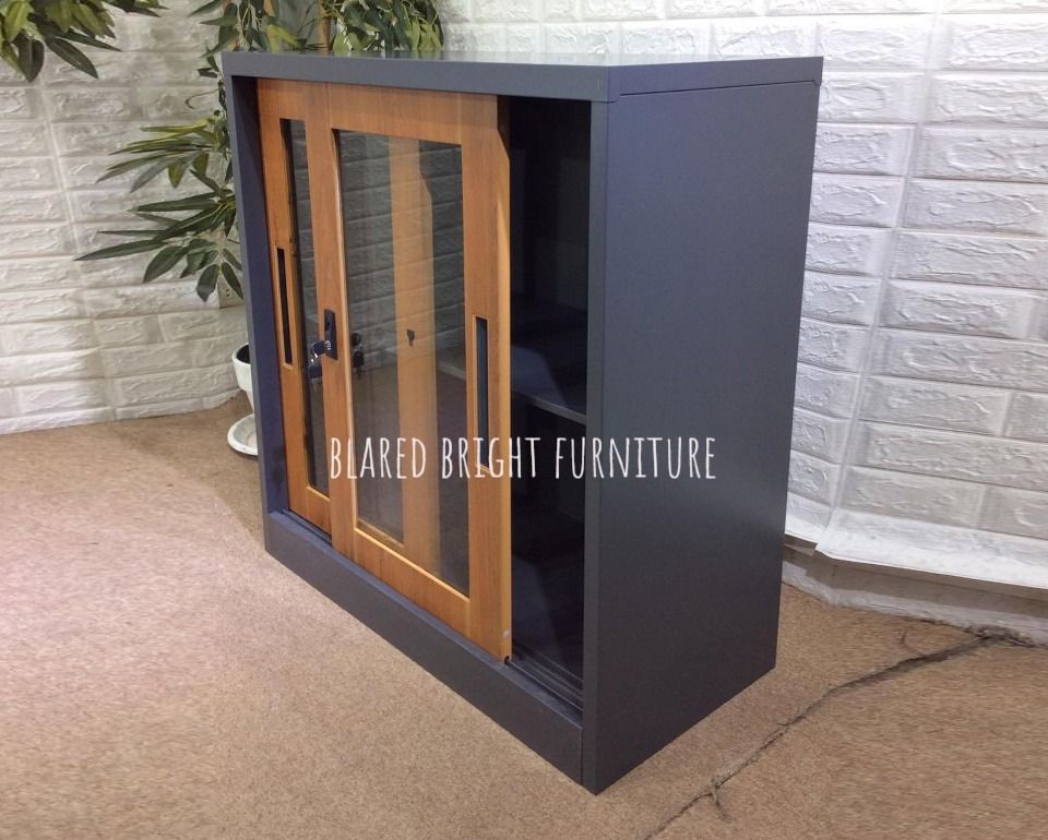 LINEAR WORKSTATION 2 SEATER - CABINET OFFICE FURNITURE .CA12, Furniture ...