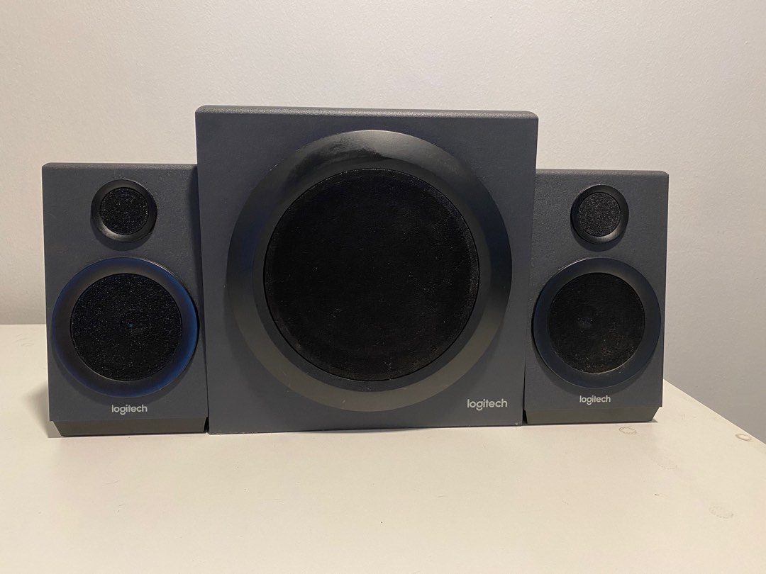 Logitech Z333 2.1 Stereo PC Multimedia Speaker System with Subwoofer ...