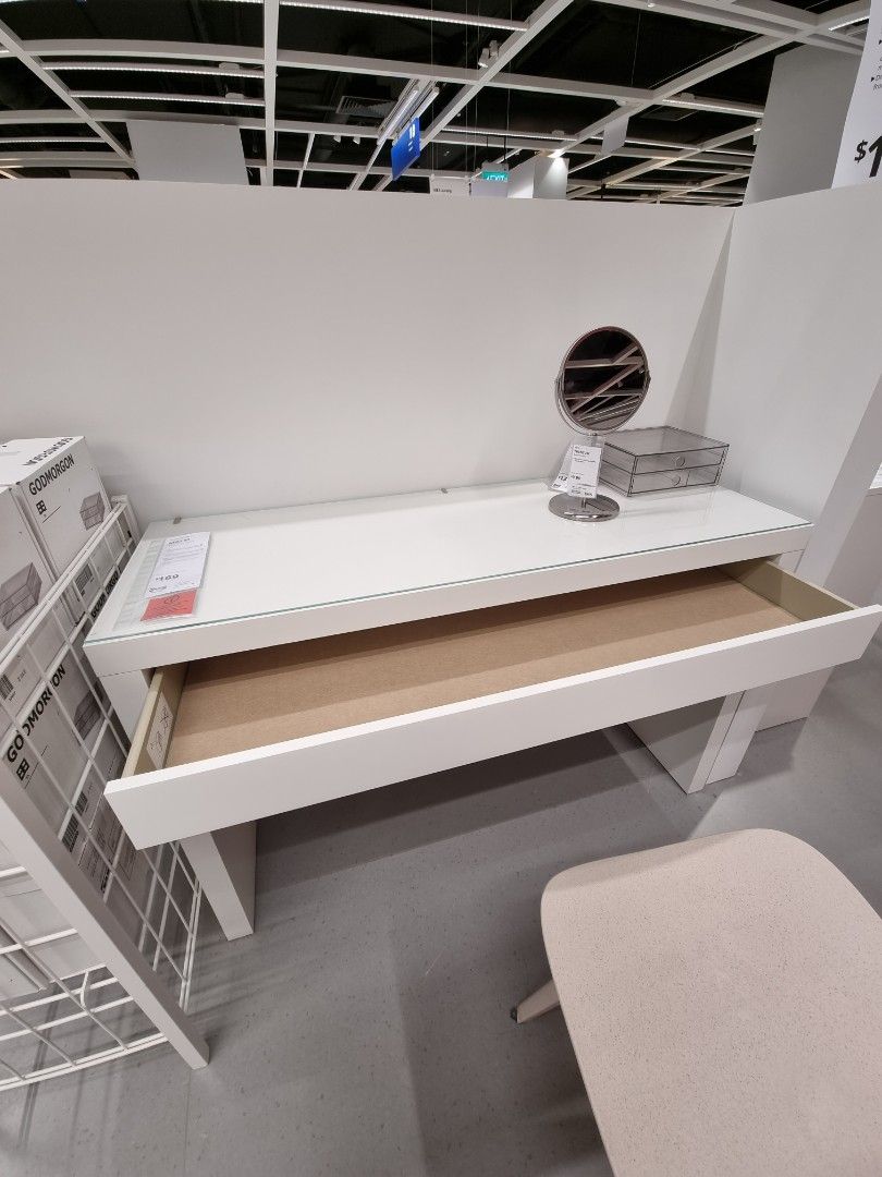 Ikea Make up long table, Furniture & Home Living, Furniture, Tables ...