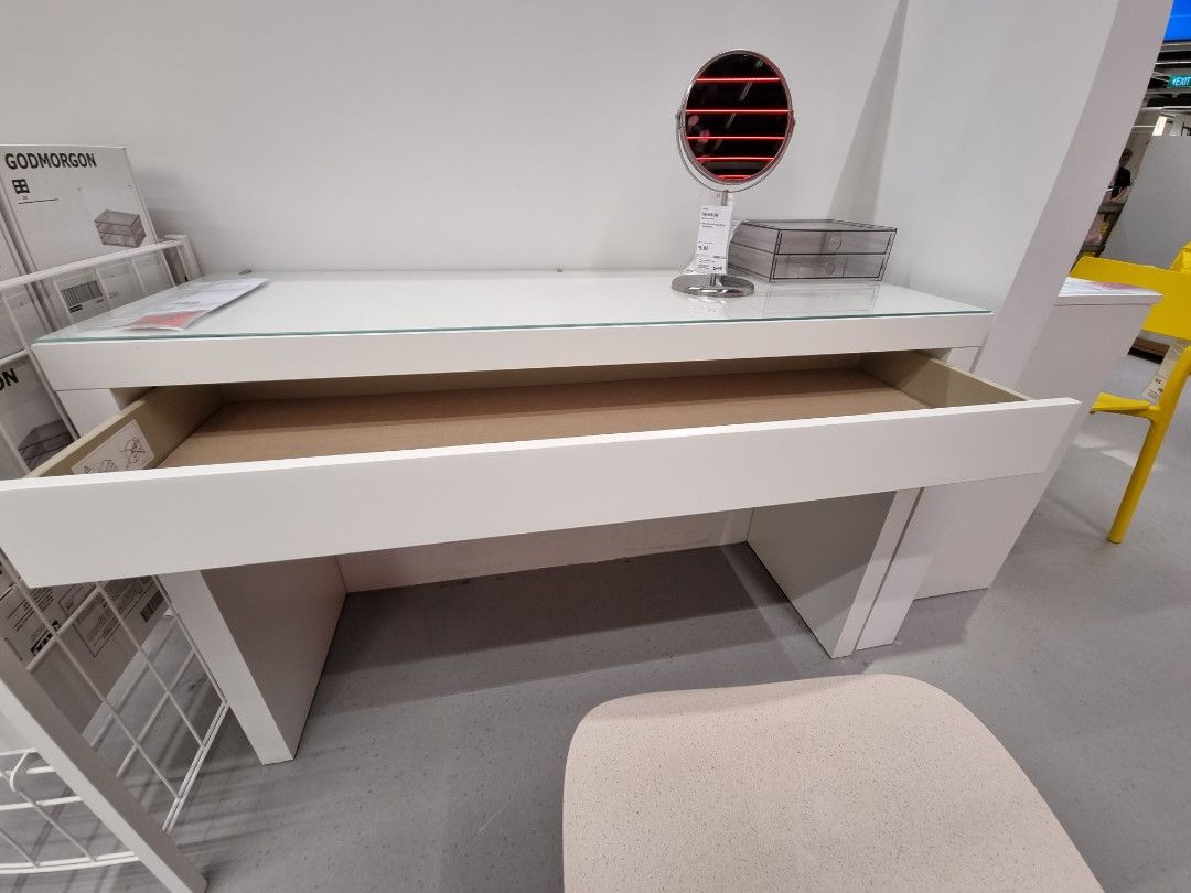 Ikea Make up long table, Furniture & Home Living, Furniture, Tables ...