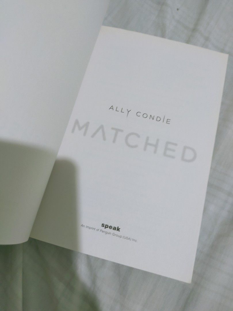 Matched Trilogy by Ally Condie, Hobbies & Toys, Books & Magazines ...