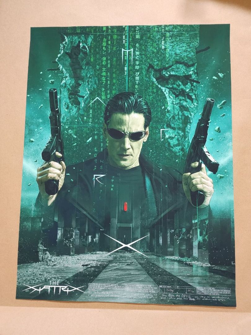 Matrix Poster LIMITED Edition Private Commission- Juan Carlos Ruiz ...