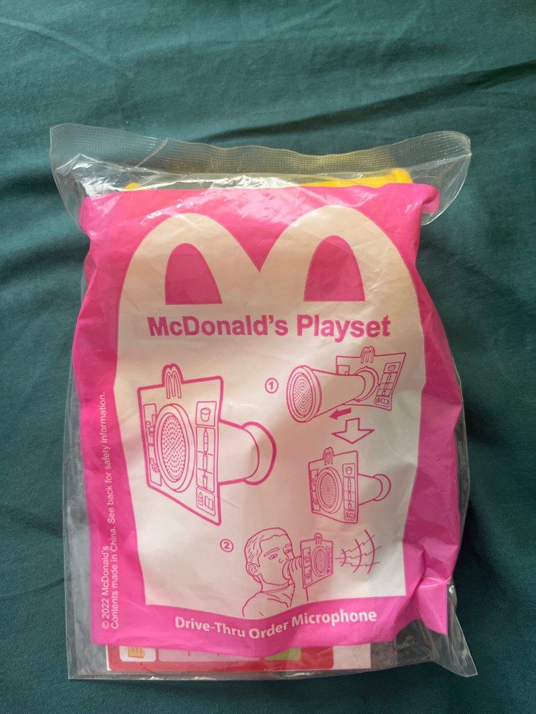 Mcdonald playset microphone MCD Happy meal toy, Hobbies & Toys, Toys ...