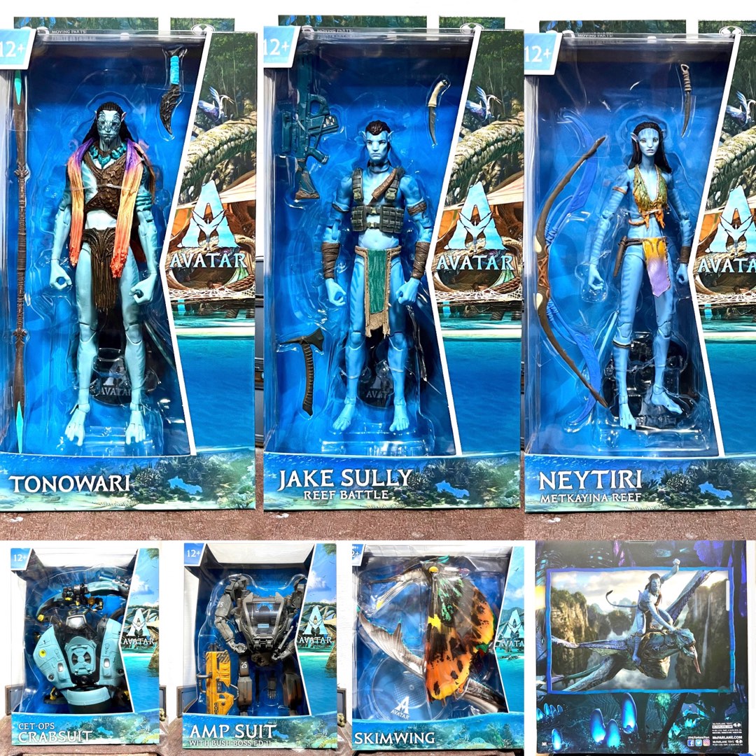 [In hand] McFarlane Toys Avatar Wave 2 The Way of Water: Tonowari, Jake ...