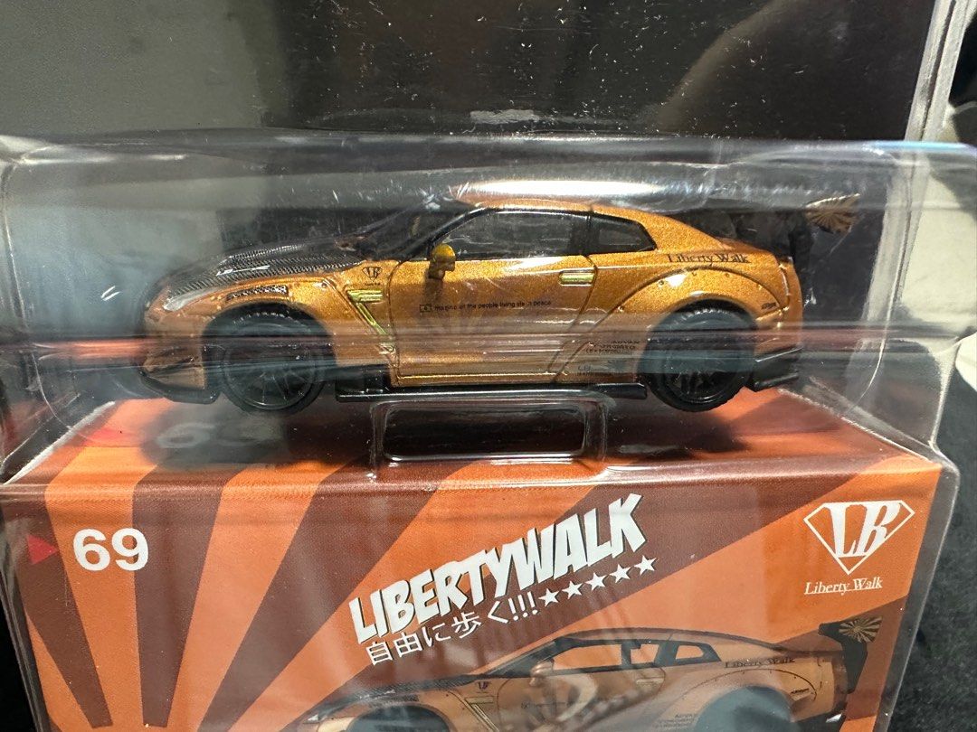 Mini GT MiniGT Diecast Nissan GTR R35 lBWK Orange 1:64 Scale Blister ...