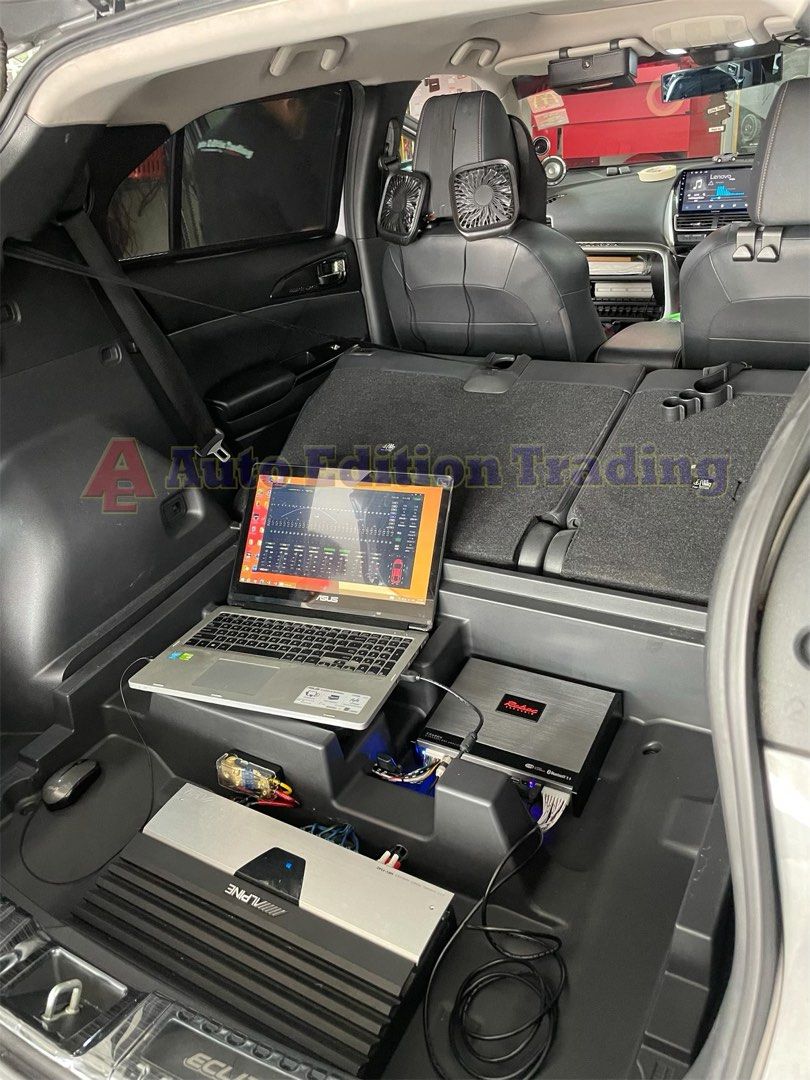 Mitsubishi Eclipse Cross on Rebec Car Audio 3 way speakers + Digital ...