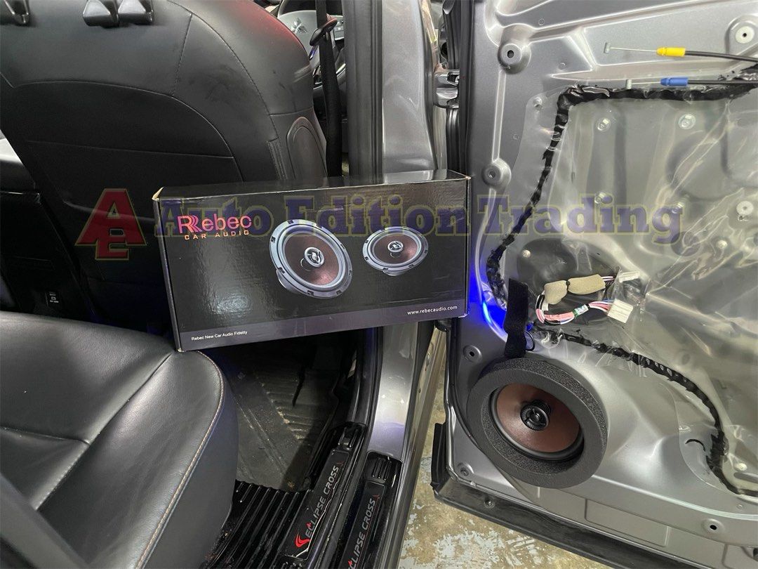 Mitsubishi Eclipse Cross on Rebec Car Audio 3 way speakers + Digital ...