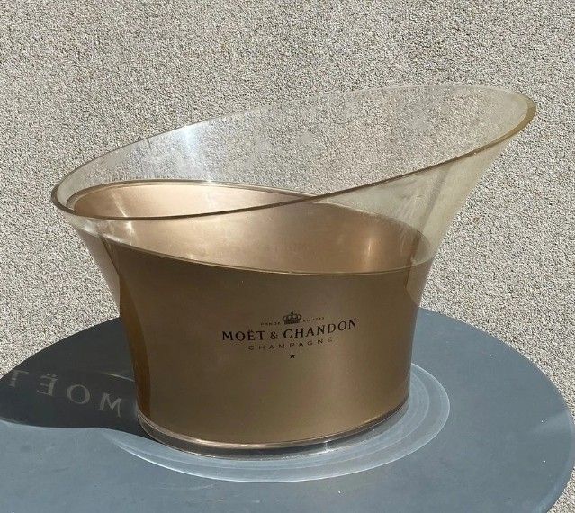 Moet & Chandon Champagne Bottle Cooler & Ice Bucket, Furniture & Home ...
