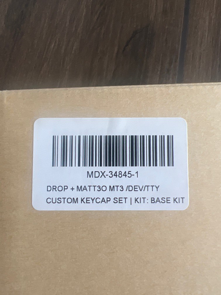 MT3 /DEV/TTY key cap set, Computers & Tech, Parts & Accessories ...