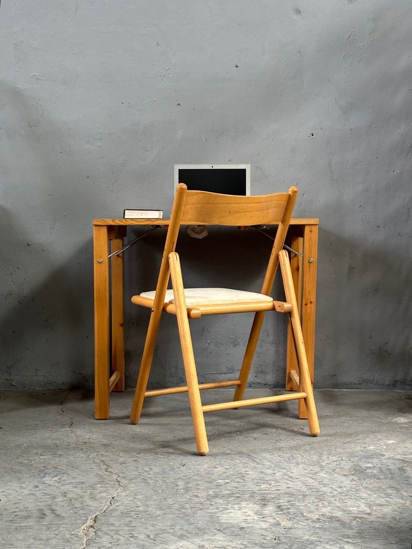 MUJI folding work/study desk set, Furniture & Home Living, Furniture ...