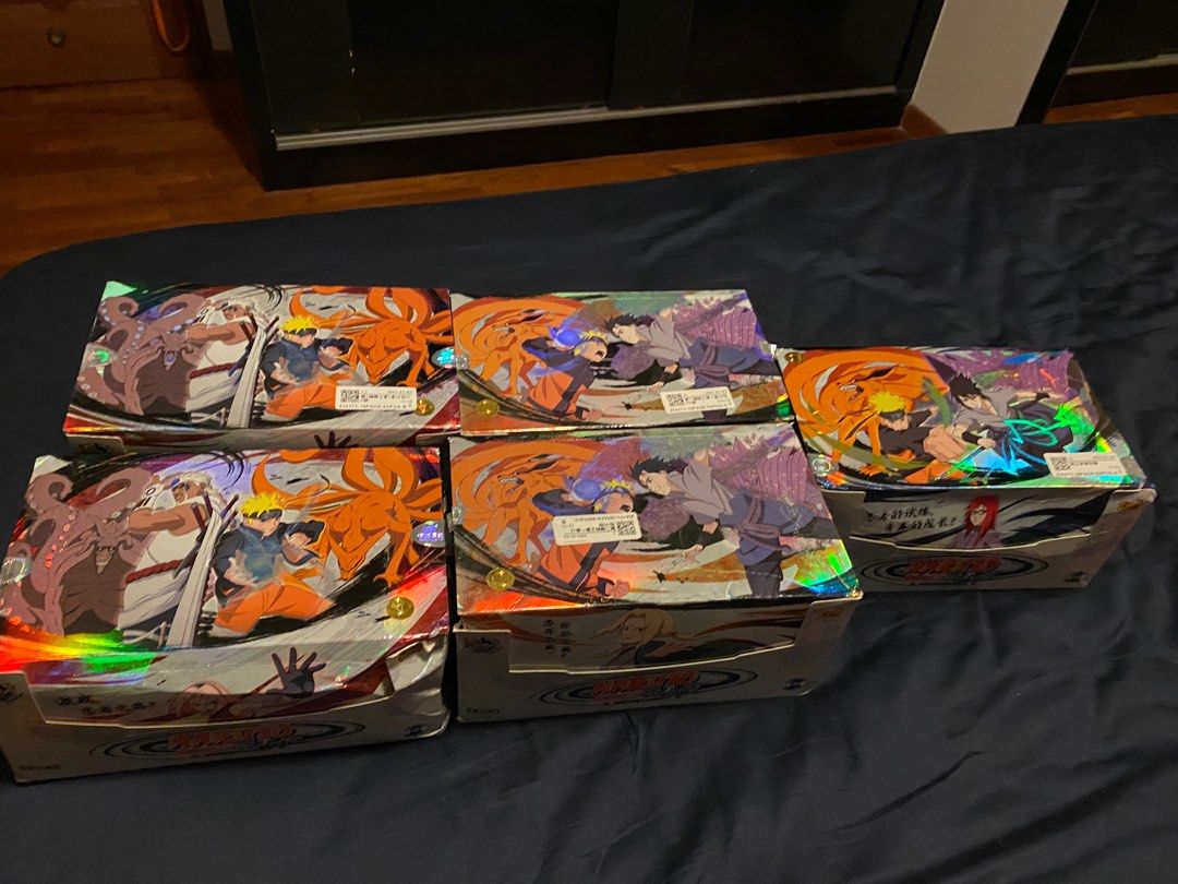 Naruto Kayou Tier 4 Sealed Booster Boxes Packs Collectible Trading Card ...