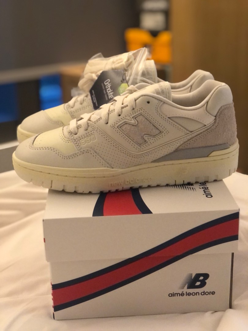 New Balance x Aime Leon Dore B550 “White”, 男裝, 鞋, 波鞋 - Carousell