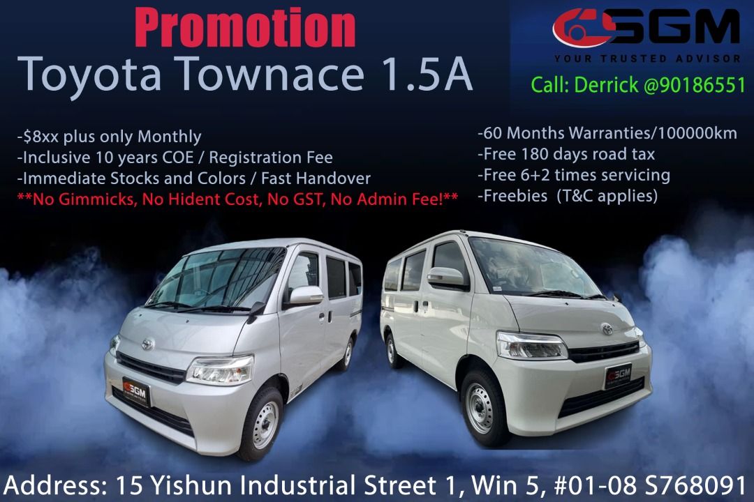 New/Pre-own Hiace, Townace, Dyna, N-Van, Every, Cabstar, BYD, NV200 ...