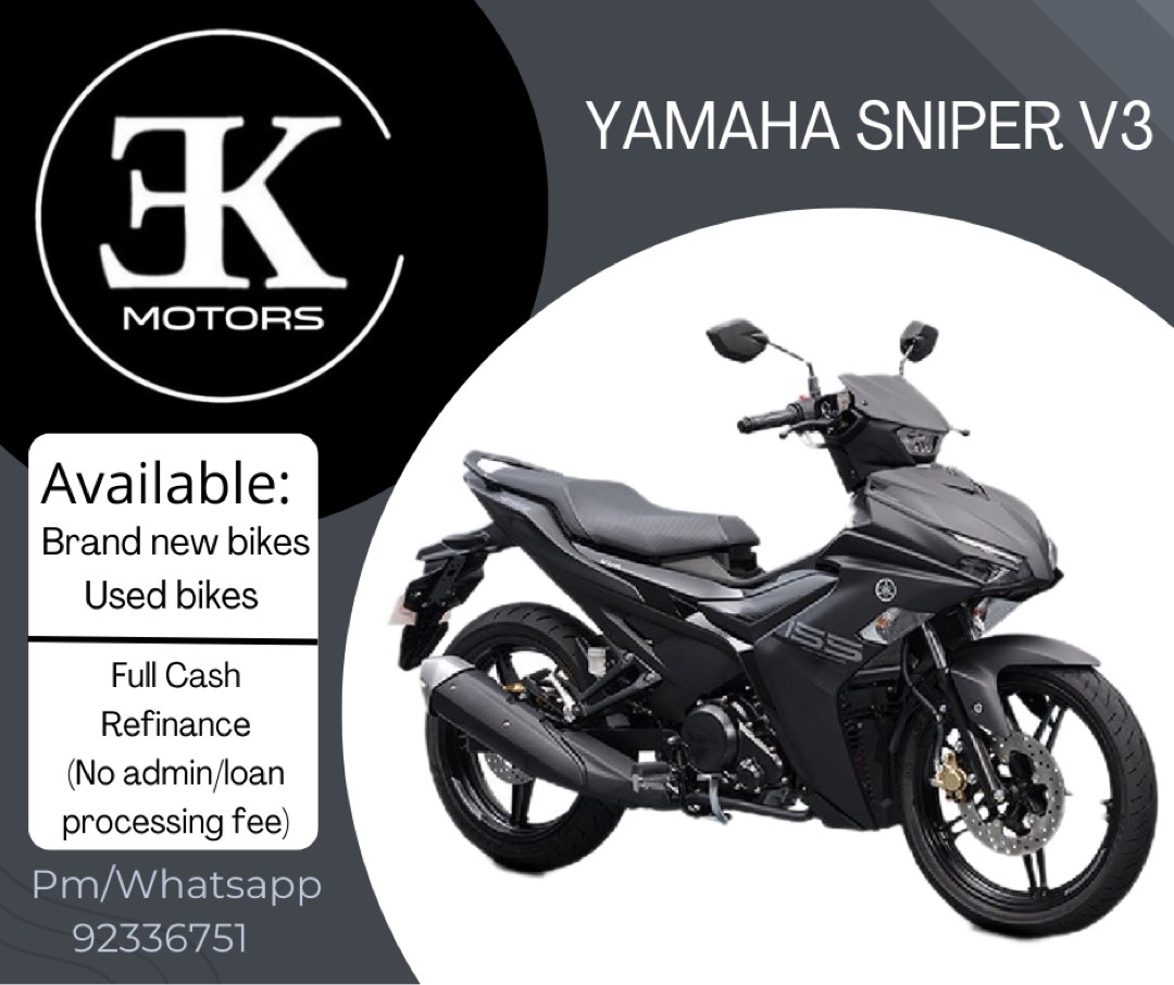 NEW Yamaha Sniper V3, Motorcycles, Motorcycles for Sale, Class 2B on ...