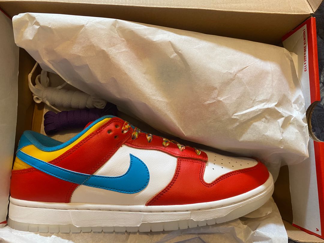 Nike Dunk Low Fruity Pebbles x LeBron, Men's Fashion, Footwear ...