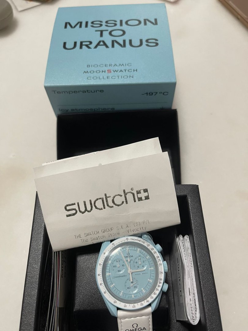 Omega x Swatch Moon Watch, Luxury, Watches on Carousell