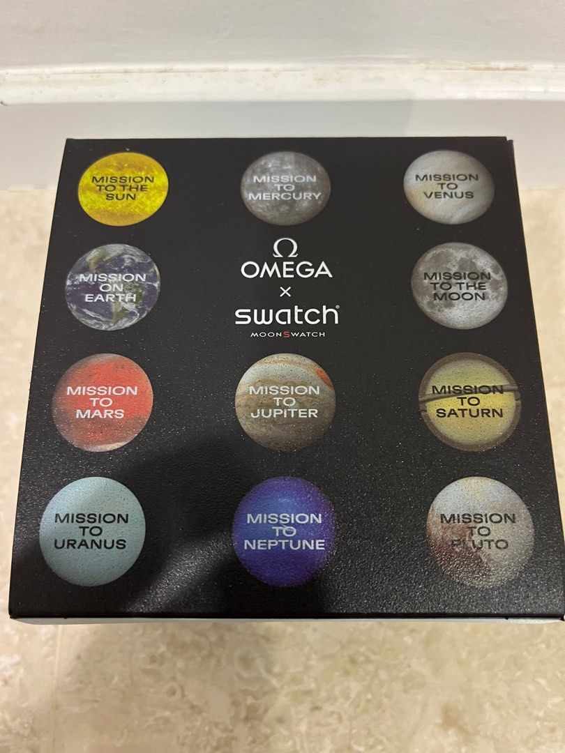 Omega x Swatch Moon Watch Collection Uranus, Luxury, Watches on Carousell