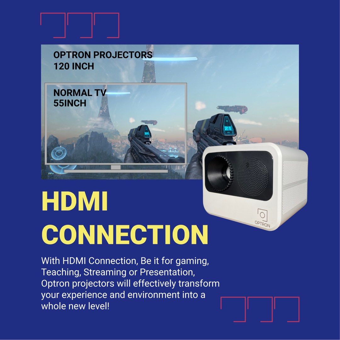 Optron ultra android projector, portable projector, HD projector ...