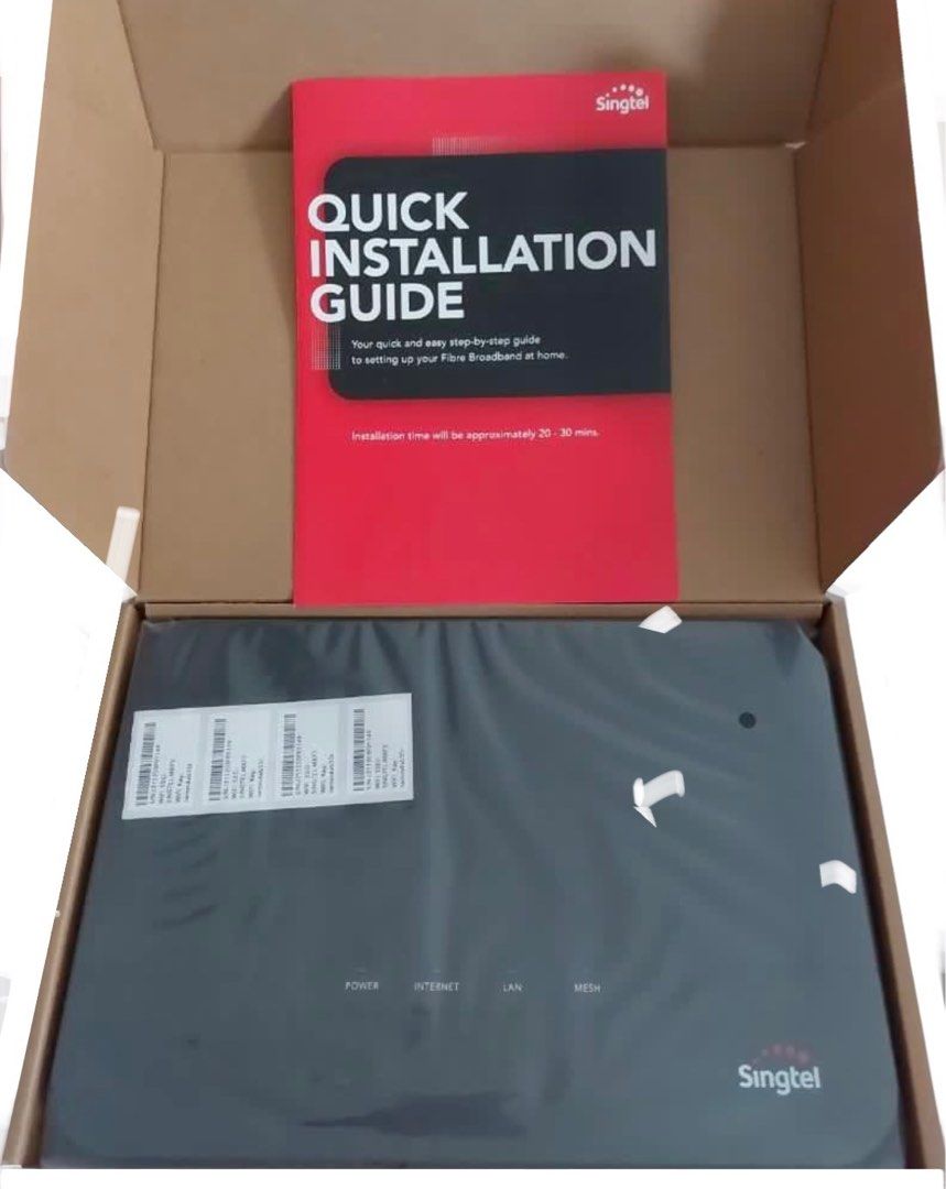 Original Singtel Mesh Router (Latest model), Computers & Tech, Parts ...