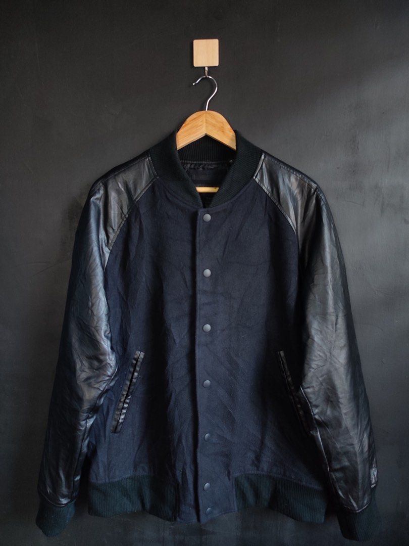 Original Uniqlo Varsity Jacket, Men's Fashion, Coats, Jackets and ...