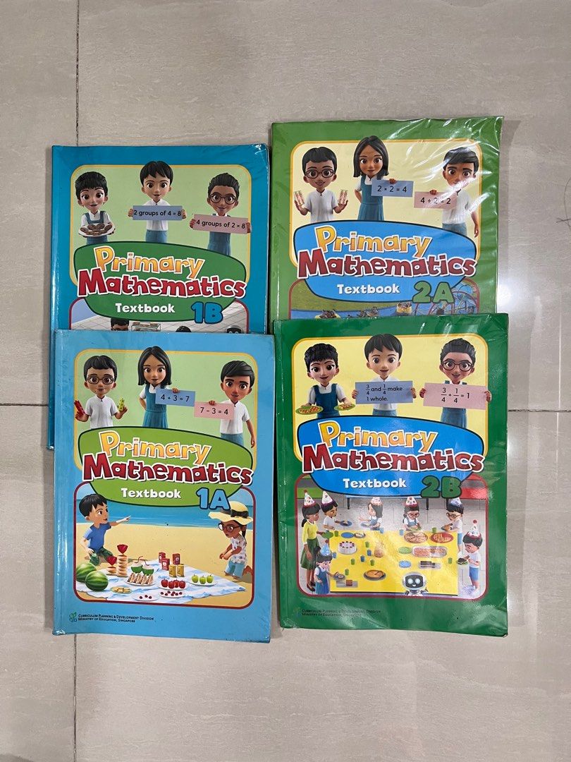 P1 and P2 Maths textbooks, Hobbies & Toys, Books & Magazines, Textbooks ...