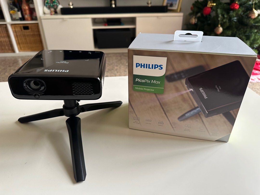 Philips PicoPix Max projector, TV & Home Appliances, TV & Entertainment ...
