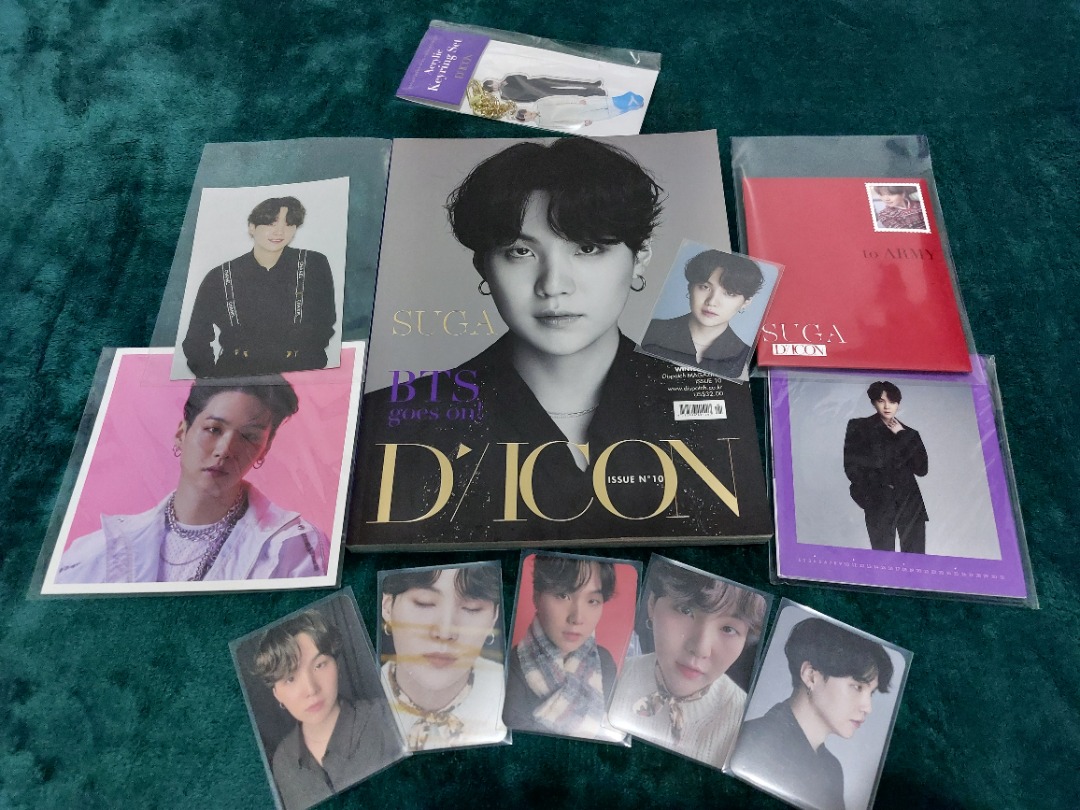 [PHOTOBOOK] Bangtan BTS 2021 DICON Vol. 10 Suga Yoongi Cover (complete inclusions) w/ Suga ...