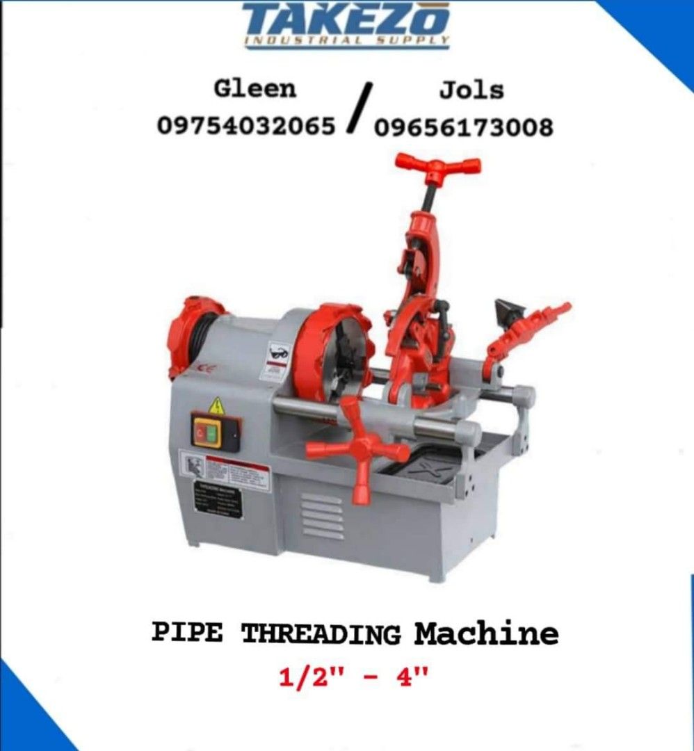 PIPE THREADING MACHINE, Commercial & Industrial, Industrial Equipment ...