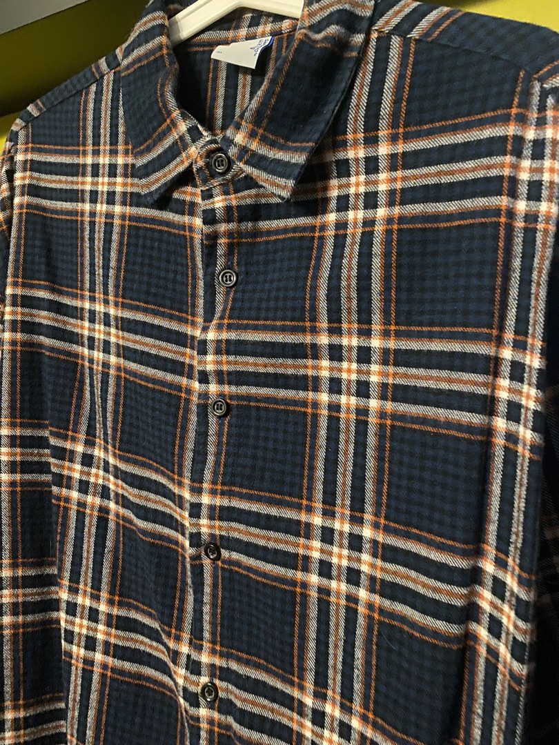 Plaid flannel shirt, Men's Fashion, Tops & Sets, Tshirts & Polo Shirts ...