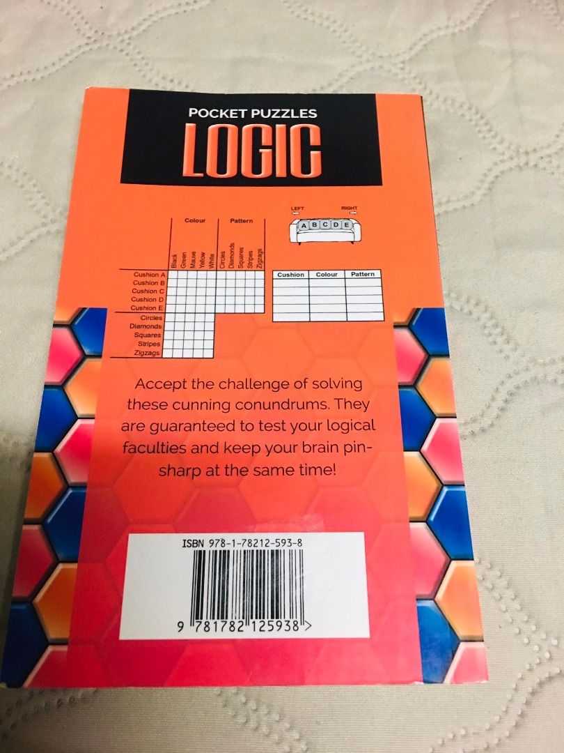 Pocket Puzzles Logic, Hobbies & Toys, Books & Magazines, Assessment ...