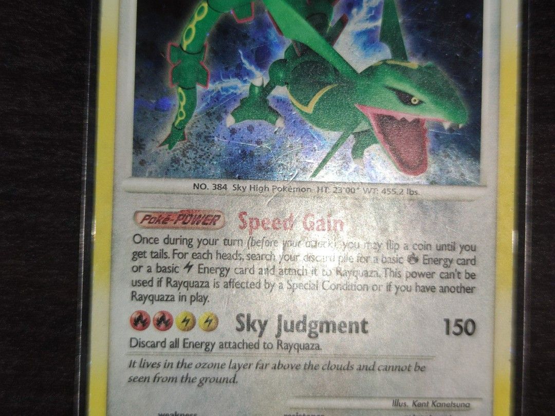 Pokemon Rayquaza 14/146 Legends Awakened, Hobbies & Toys, Toys & Games ...