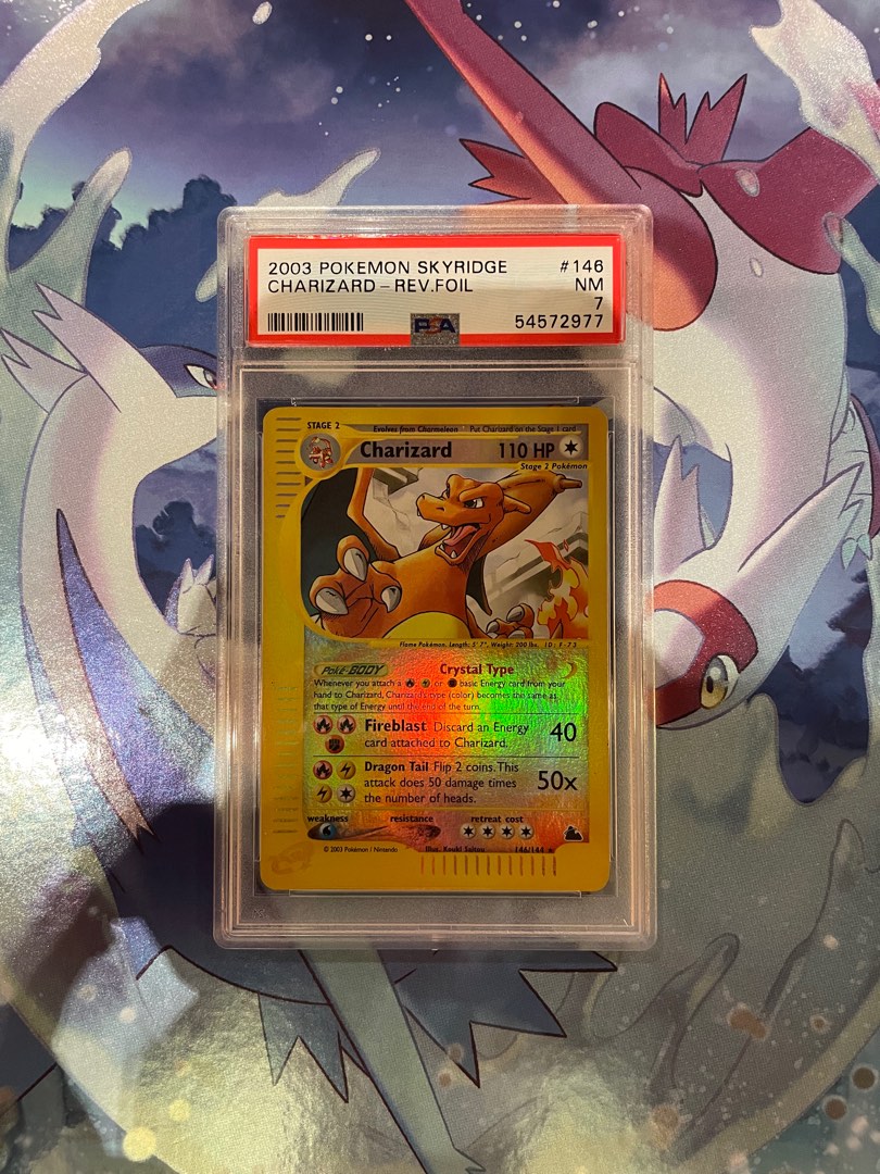 Pokémon Charizard Skyridge RH #146, PSA7, Hobbies & Toys, Toys & Games ...