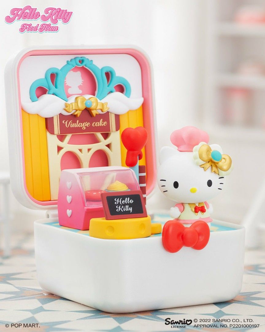[POPMART] POPMART SANRIO HELLO KITTY FOOD TOWN SERIES FULLSET AND INDIVIDUAL CHARACTERS ...