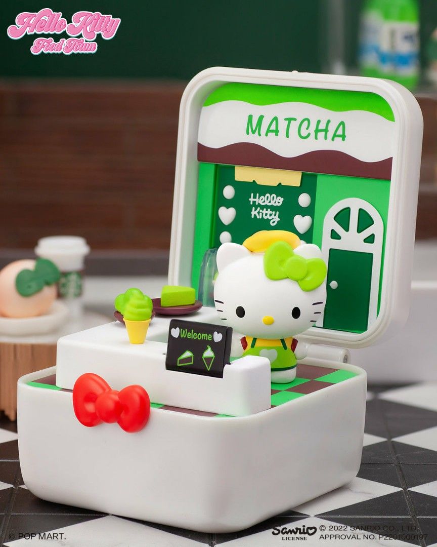 [POPMART] POPMART SANRIO HELLO KITTY FOOD TOWN SERIES FULLSET AND ...