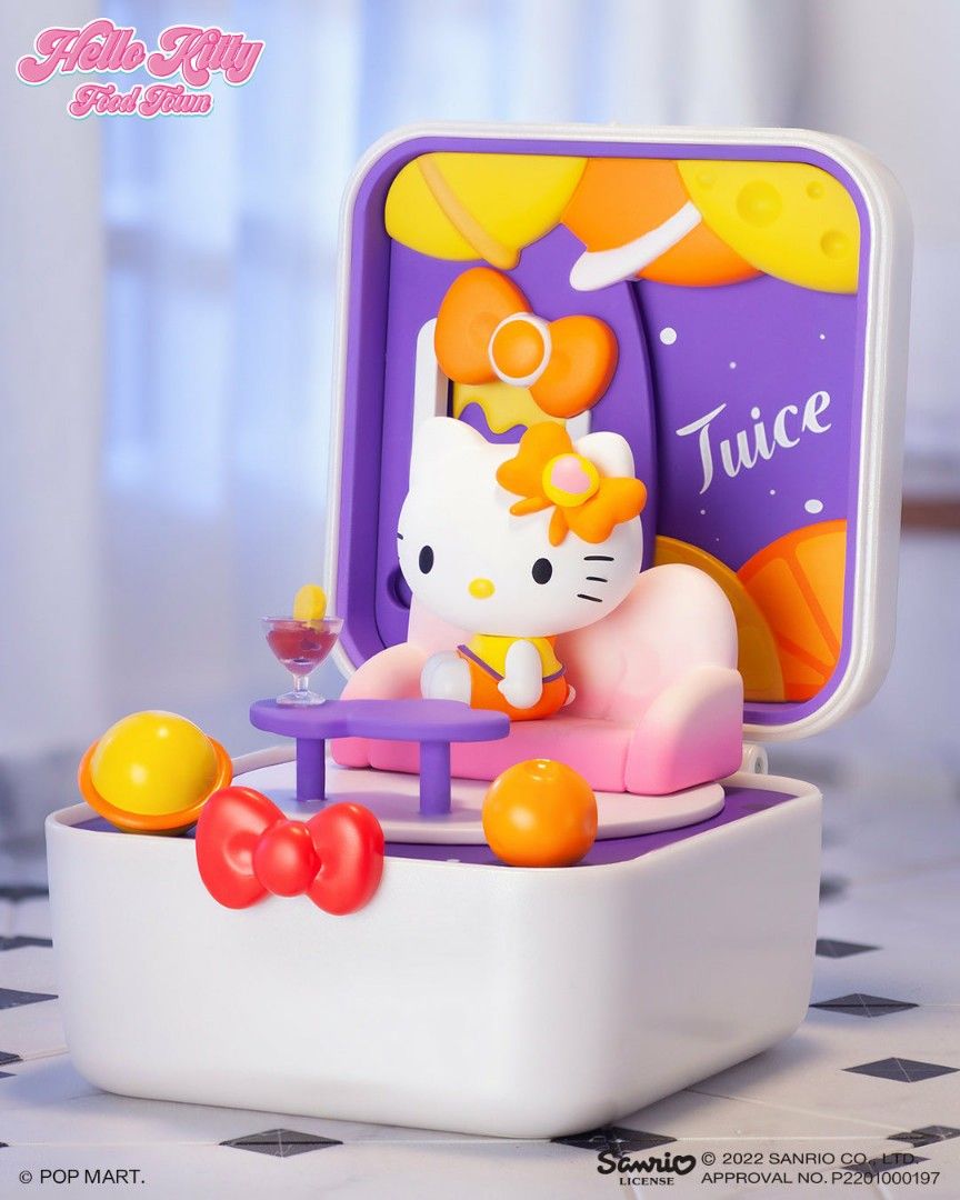 [POPMART] POPMART SANRIO HELLO KITTY FOOD TOWN SERIES FULLSET AND ...