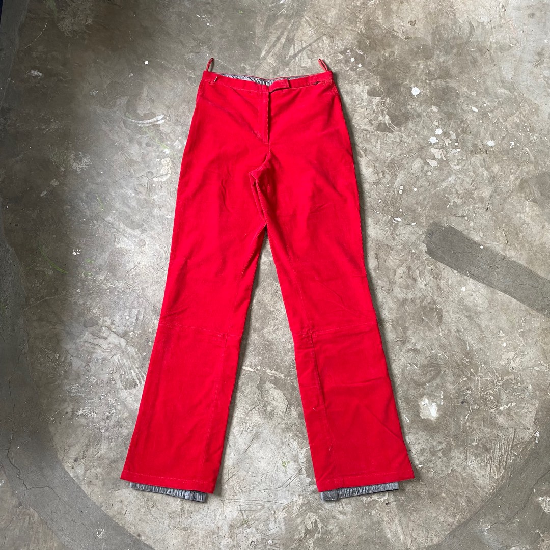 Prada - Linea Rosa Corduroy Nylon Linen Pants, Women's Fashion, Bottoms ...