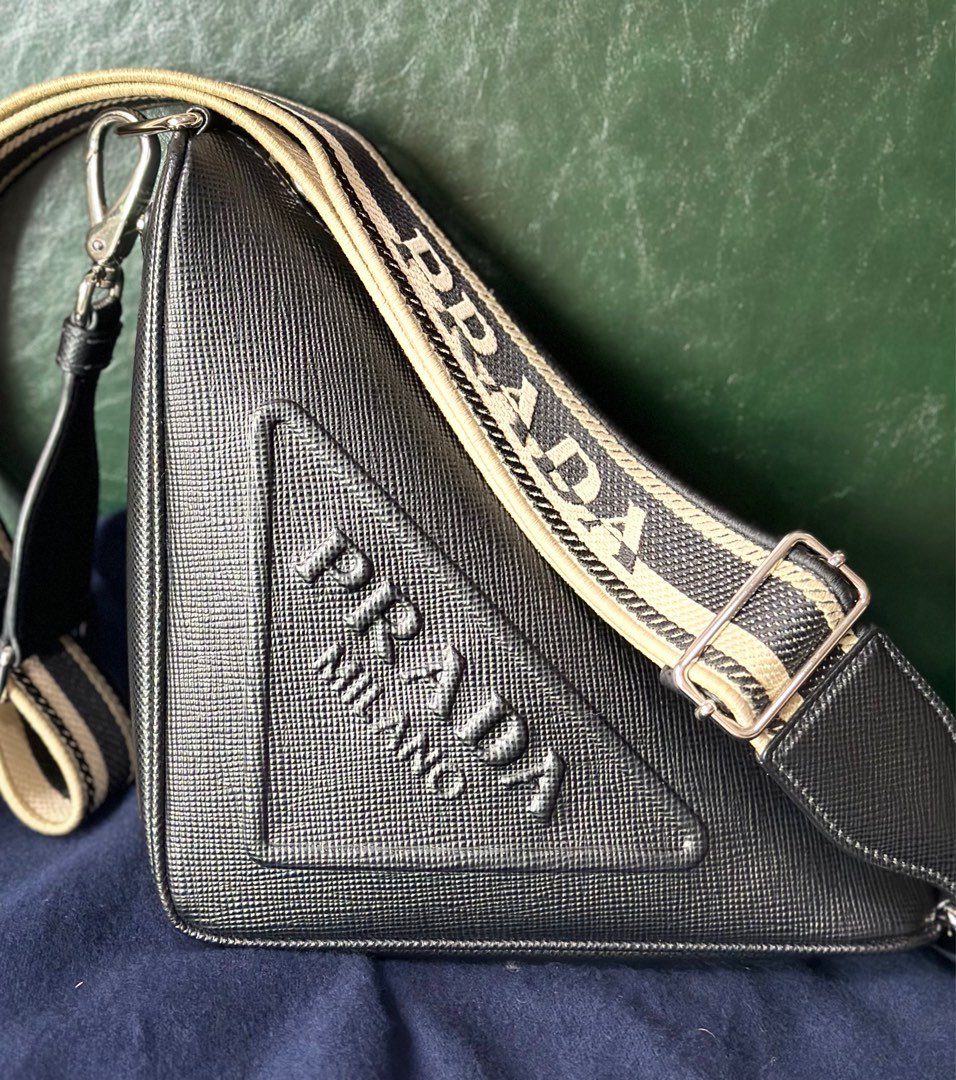 Prada Triangle Bag, Luxury, Bags & Wallets on Carousell
