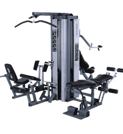 Precor S3.45 multi station gym strengt chest back row shoulder ab multi ...