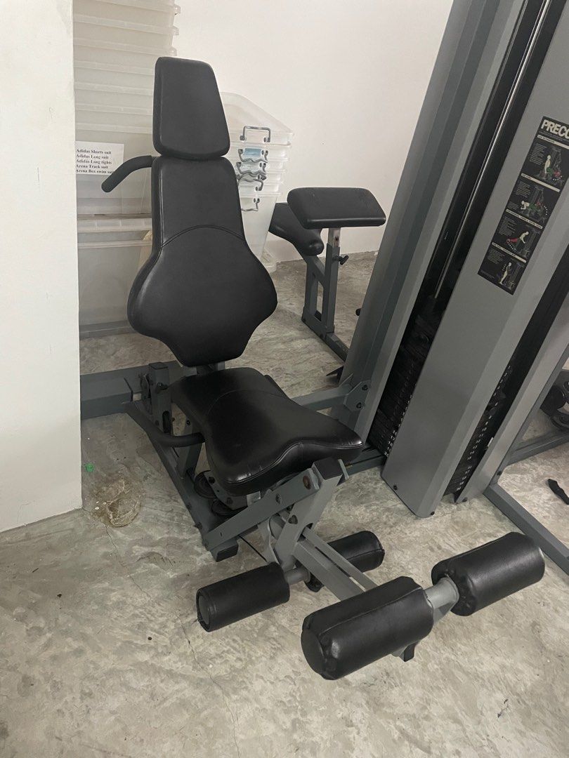 Precor S3.45 multi station gym strengt chest back row shoulder ab multi ...