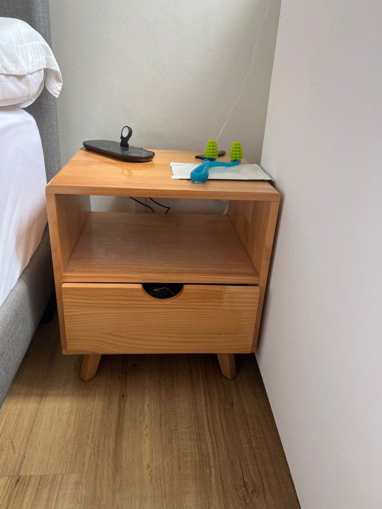 Preloved bedside table, Furniture & Home Living, Furniture, Other Home ...