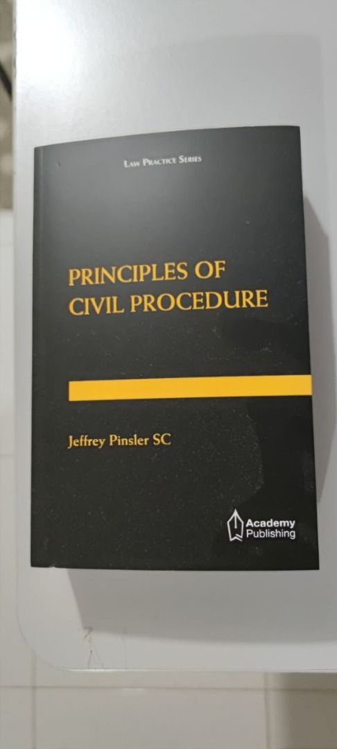 Principles of Civil Procedure, Hobbies & Toys, Books & Magazines ...