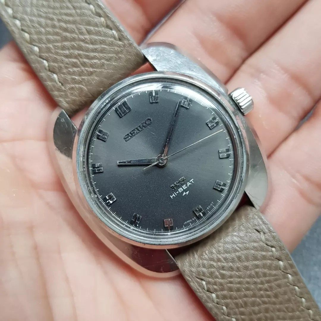 Rare King Seiko Grey Dial 45-8000, Men's Fashion, Watches & Accessories ...
