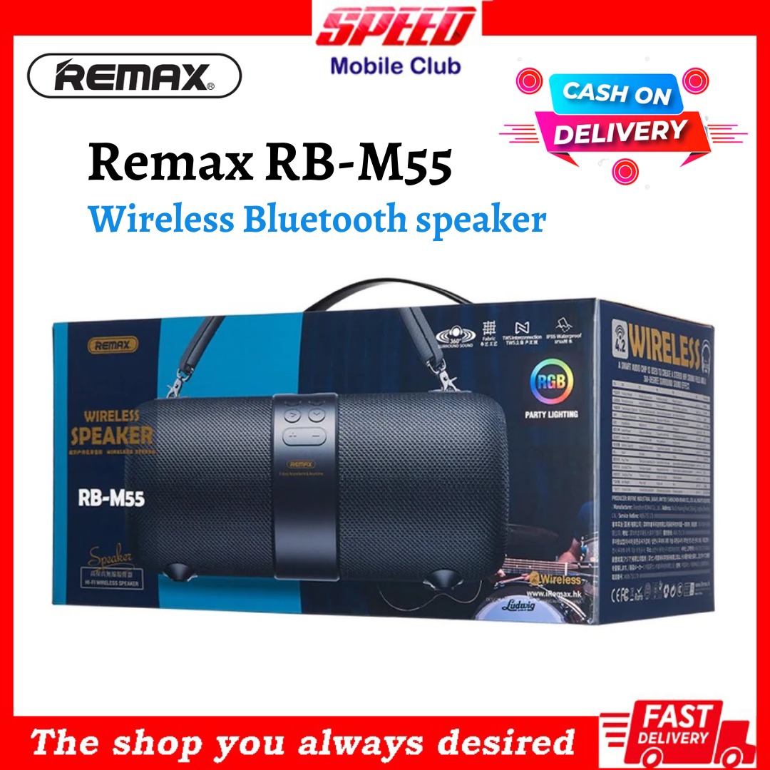 Remax RB-M55 Bluetooth Wireless Portable Speaker | Brand New With ...
