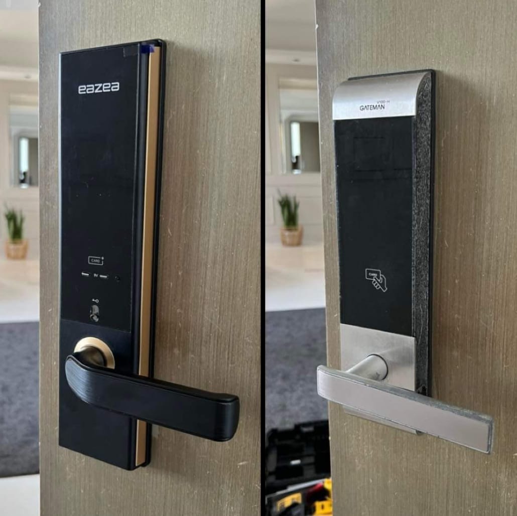 Replace Existing Gateman Door Lock to Eazea Tab Mortise Digital Door ...