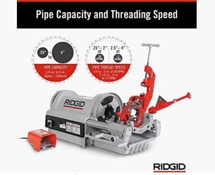 Ridgid 1224 Threading Machine, Commercial & Industrial, Construction ...