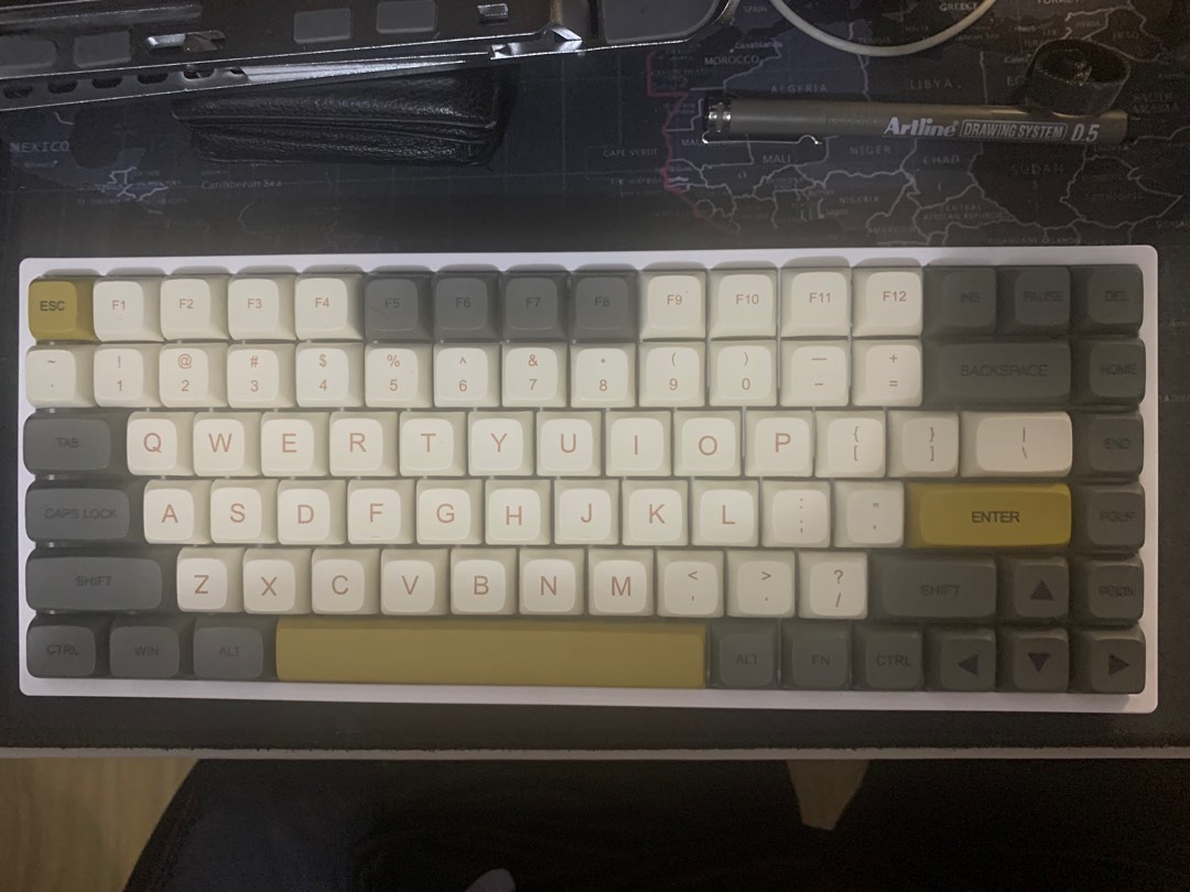 Modded Rk84 Mechanical Keyboard + XDA PBT Keycaps, Computers & Tech ...